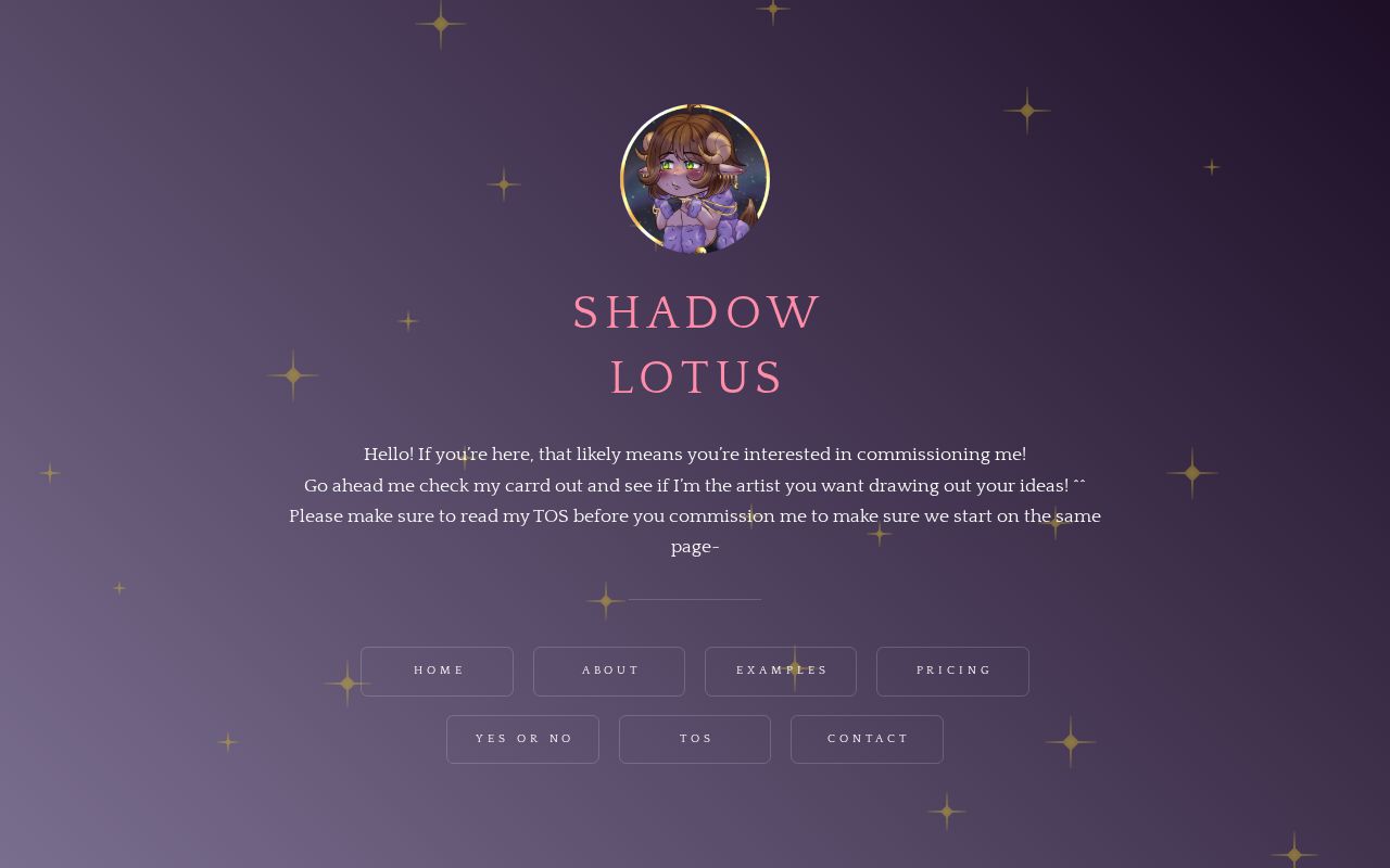 ShadowLotus Commissions